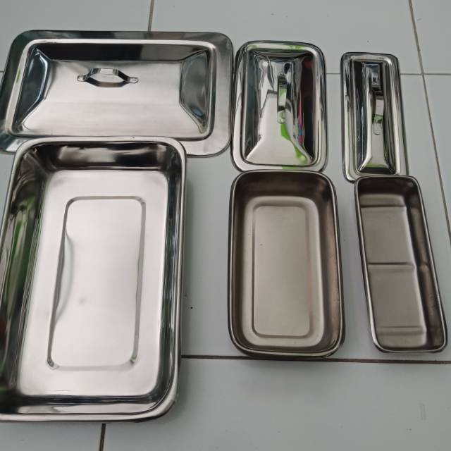 Jual Bak Instrumen 509 + Tutup Stainless / Instrumen Tray | Shopee ...