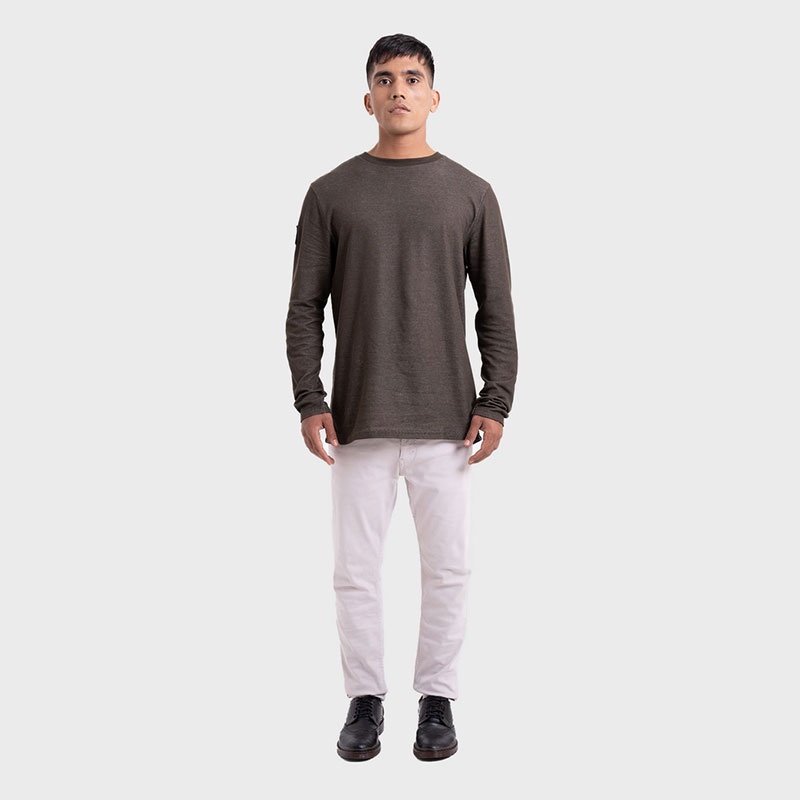 Jual Greenlight Kaos Lengan Panjang Pria Katun Polyester G050123 ...
