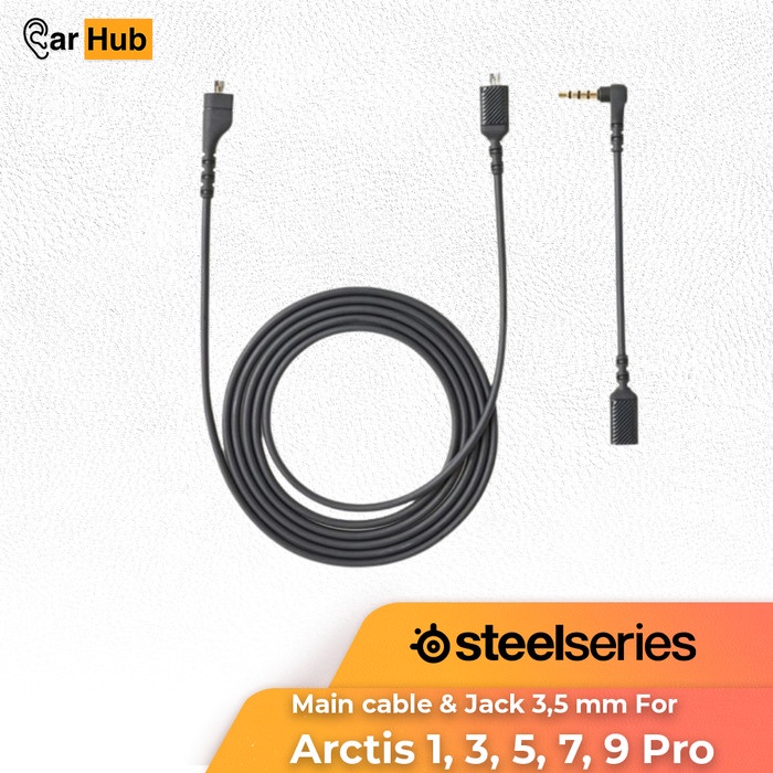 Jual Kabel Steelseries Arctis Micro USB 8-pin to Jack 3.5mm Aux Main ...