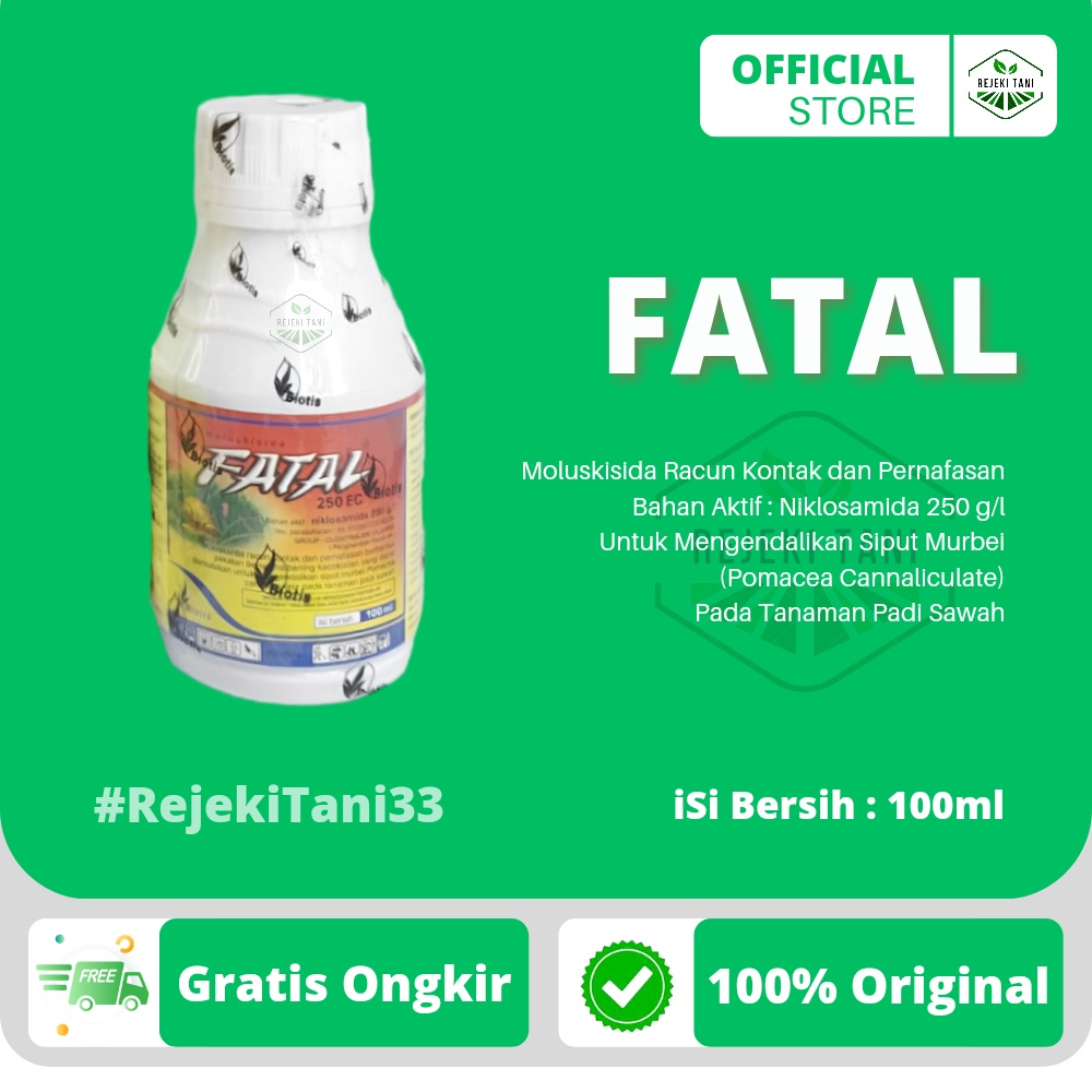 Jual Moluskisida FATAL 250 EC 100ml Racun Kontak dan Pernafasan ...