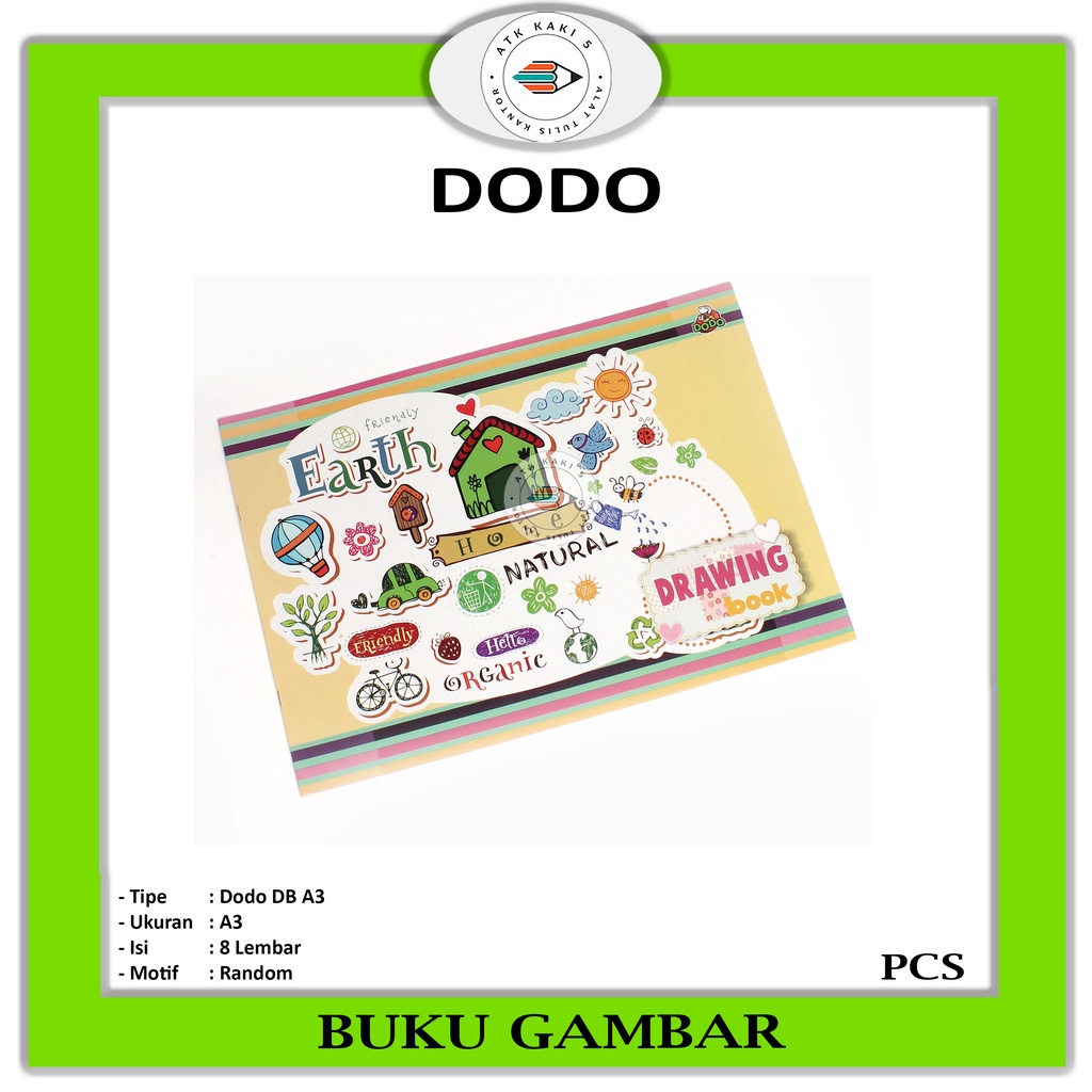 Jual DODO - Buku Gambar - Drawing Book A3 - Pcs | Shopee Indonesia