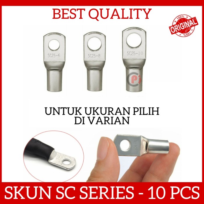 Jual Isi 10 Pcs Skun Kabel Ring SC Series Konektor Kabel Listrik Cable ...