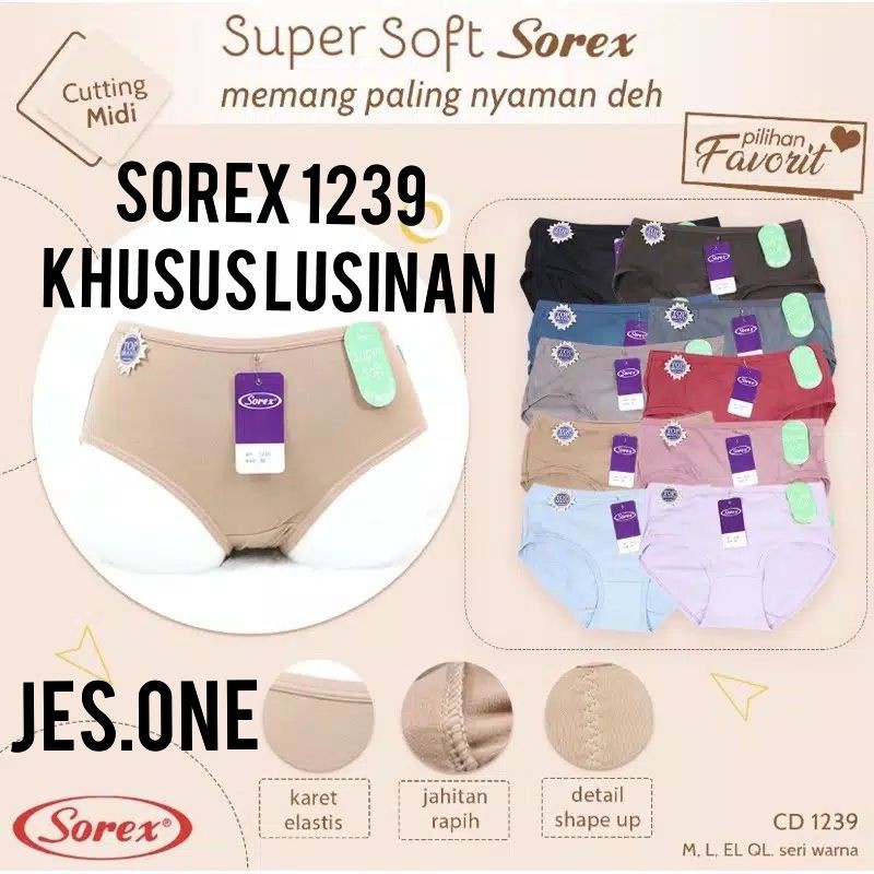 Jual Grosir Sorex 1239 Khusus Lusinan serian warna packing pabrik | KL official | Shopee Indonesia
