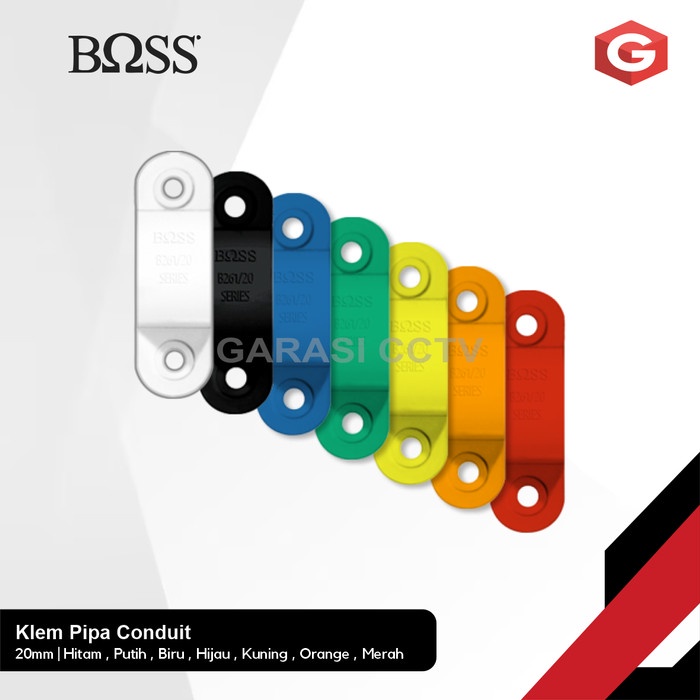 Jual Klem Pipa Listrik Conduit PVC Boss 20mm | Shopee Indonesia