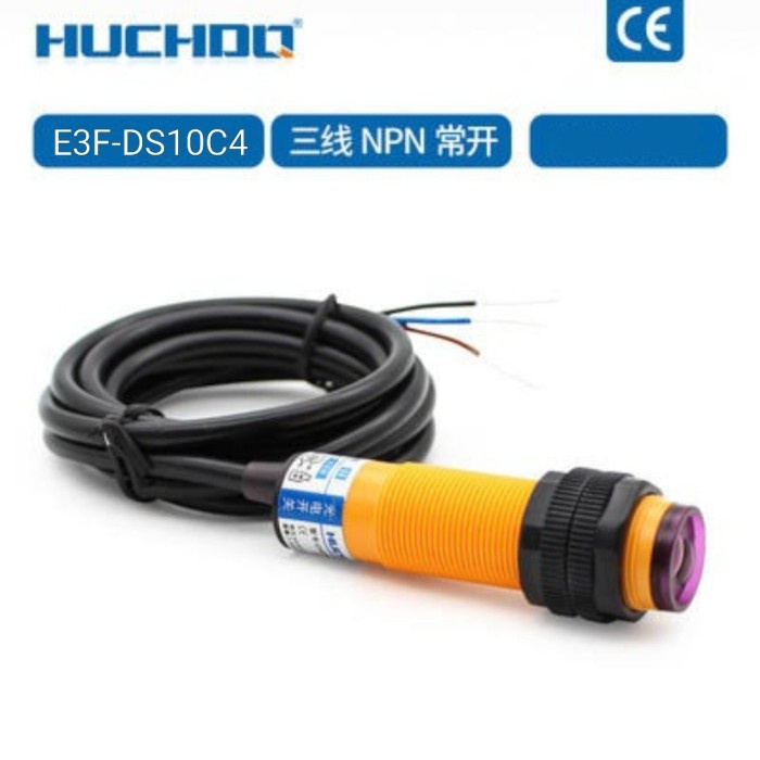 Jual E3f Ds10c4 Infrared Sensor Proximity Npn Normaly Open 10cm Dc 3