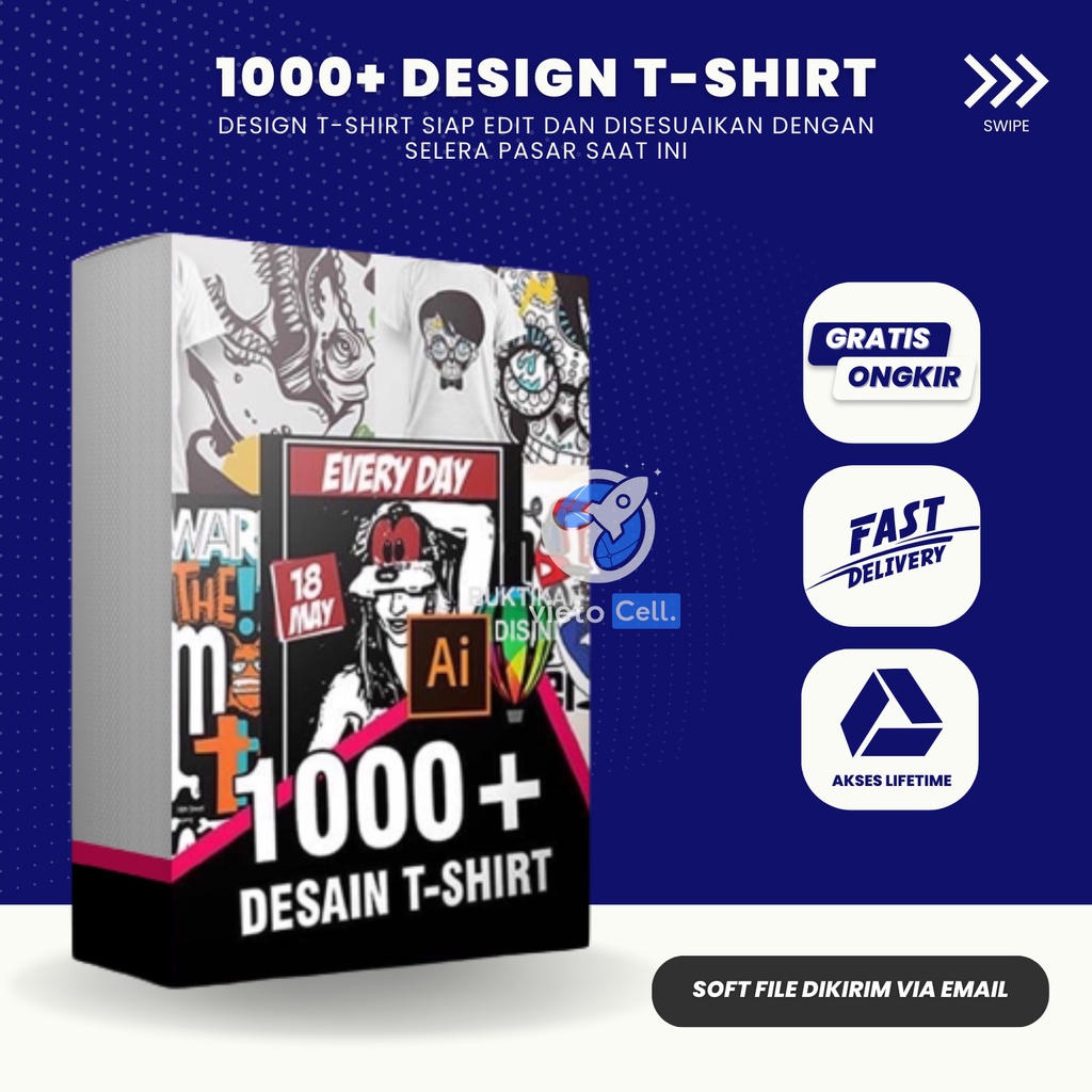 Jual DESAIN TEMPLATE KAOS DISTRO Koleksi 1000+ Design Format Cdr ...