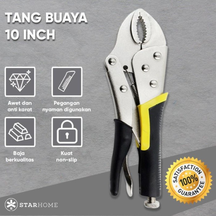 Jual Tang buaya bengkok vise grip locking plier curve Tang jepit 10 ...