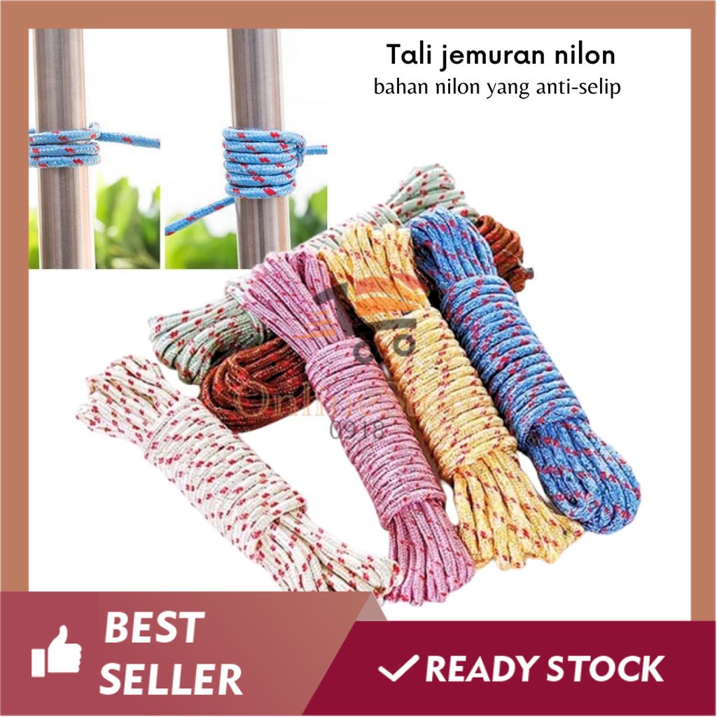 Jual OS -H307- Tali Jemuran Nilon - Tambang Jemuran 10m - Tali Jemuran ...