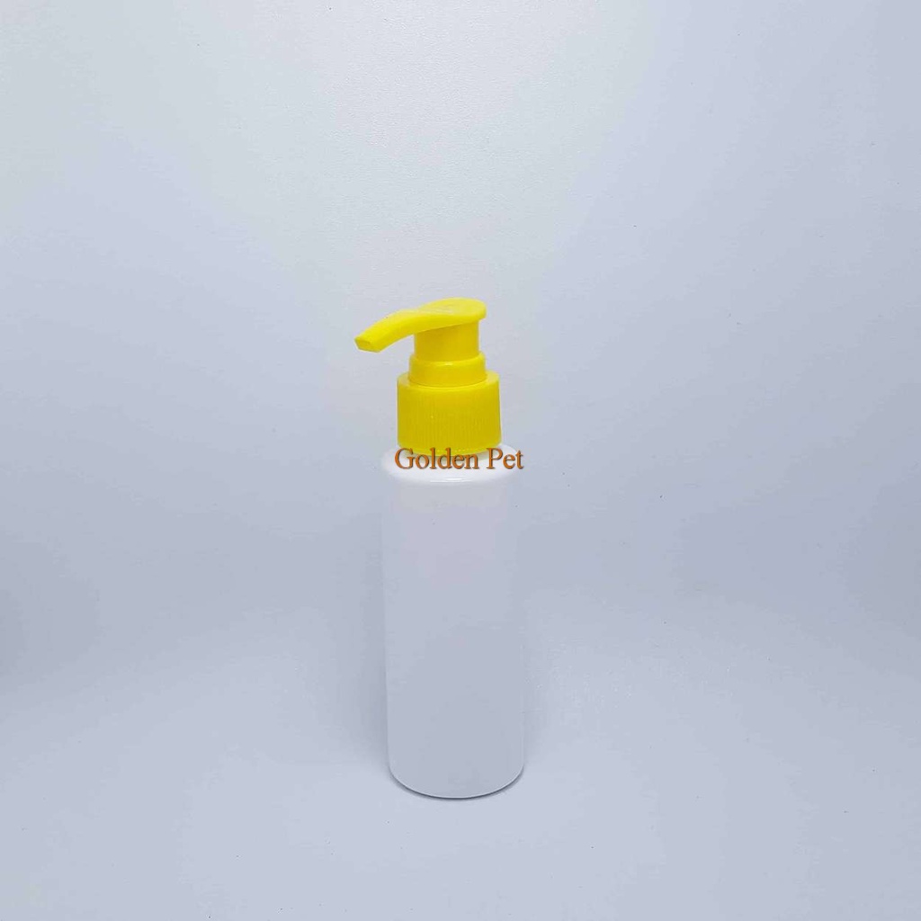 Jual Botol Pet 100 Ml Rf Pendek Putih Pump Lotion Plastik Standart / Botol Plastik / Botol ...
