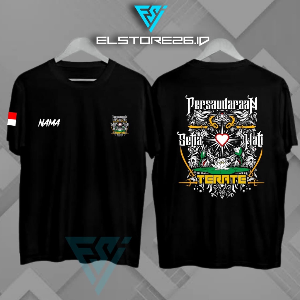 Jual TSHIRT DISTRO | KAOS PADEPOKAN PERSAUDARAAN SETIA HATI TERATE | BISA TAMBAH NAMA, LOGO ...