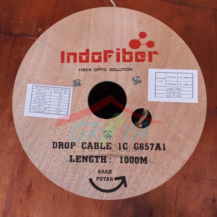 Jual Dropcore 1 Core 3 Seling Indofiber Dropcore 1c 3s indofiber 1000m | Shopee Indonesia