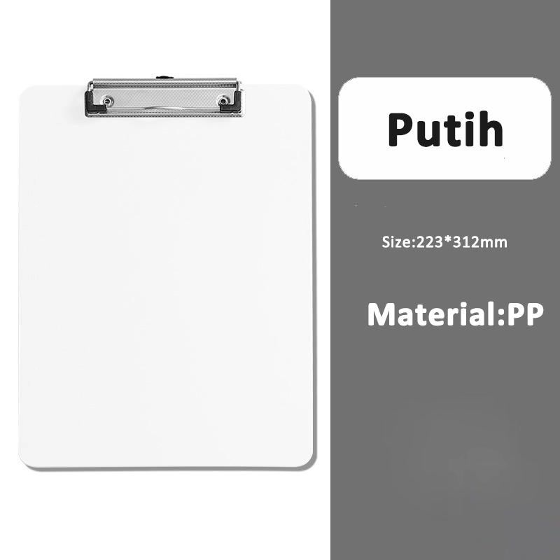 Jual A4-Test board / Clipboard Uk./papan kalsiboard/Bahan PP menebal ...