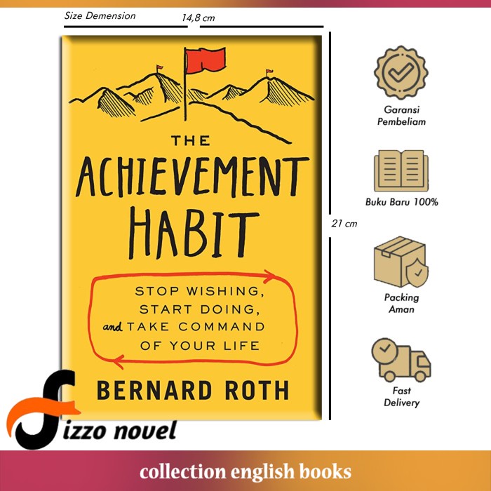 Jual The Achievement Habit: Stop Wishing - Bernard Roth (English ...
