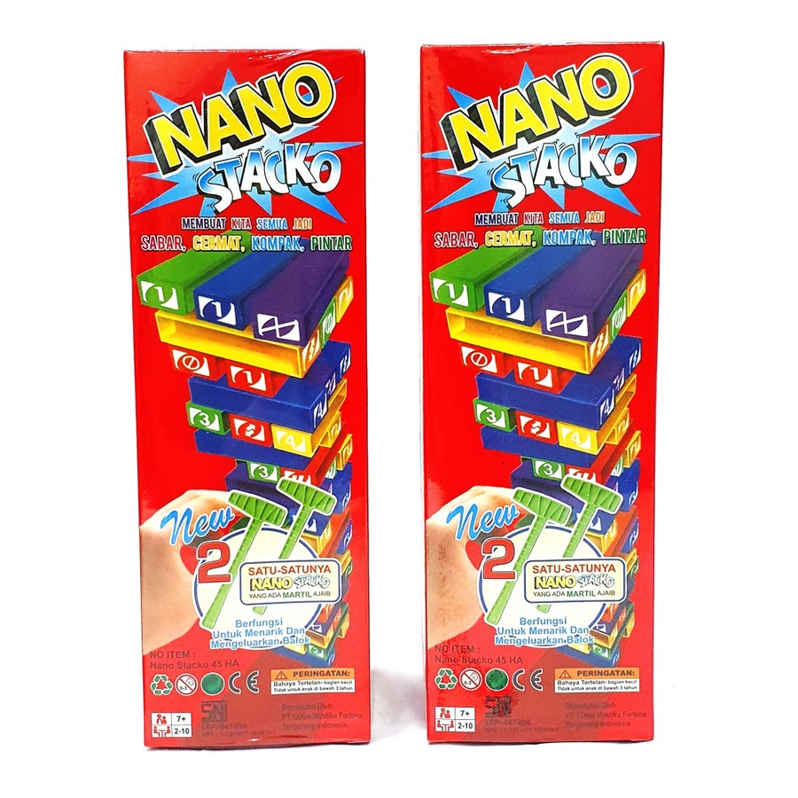 Jual Nano Stacko - Mainan Balok bersusun - Nano Stacko - Stakko susun ...