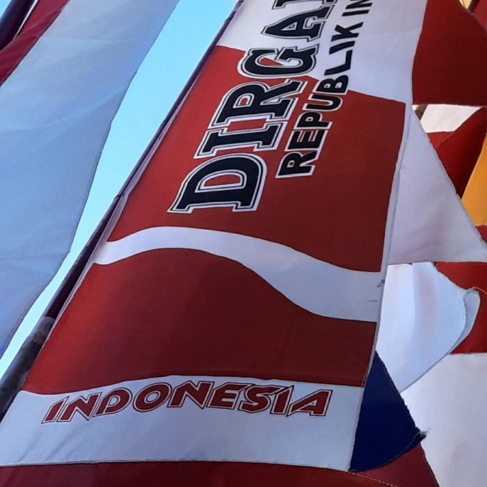 Jual Promo - bendera merah putih umbul-umbul sablon RI - Sedia bendera ...
