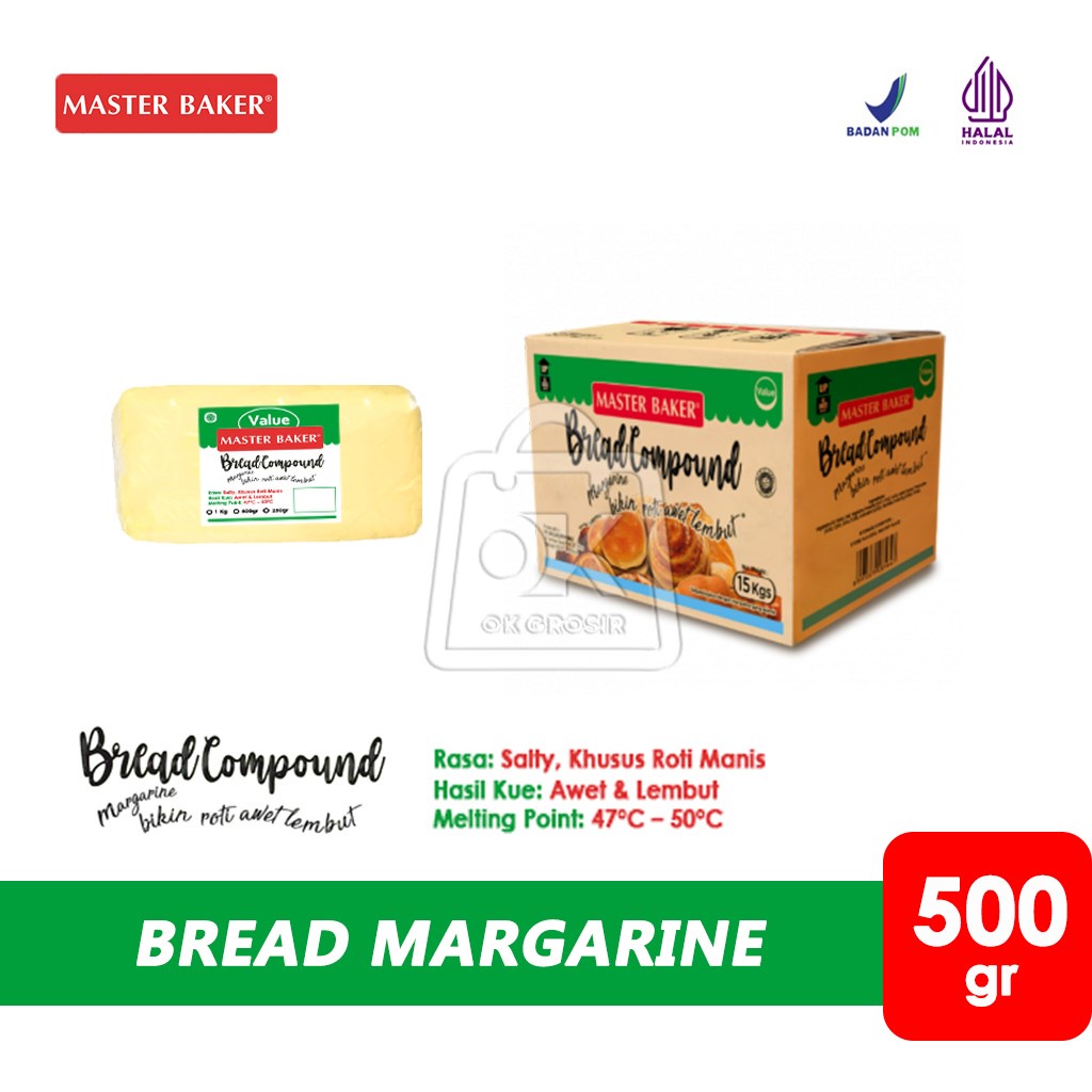 Jual Margarin Roti Manis Bread Compound Margarine Value Master Baker ...