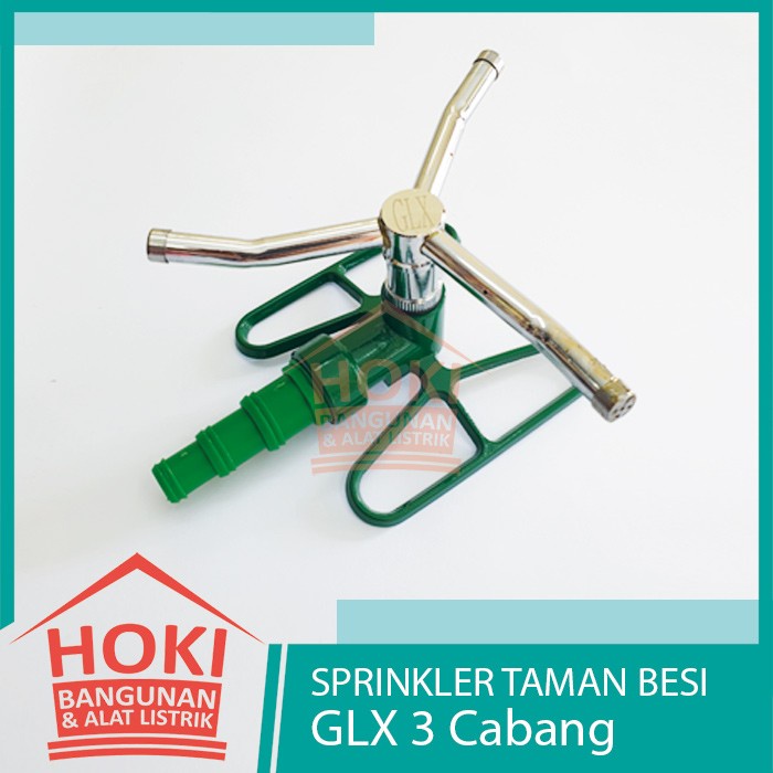 Jual SPRINKLER TAMAN ROTARY BESI GLX Sprinkel Penyiram Air Putar 3 ...