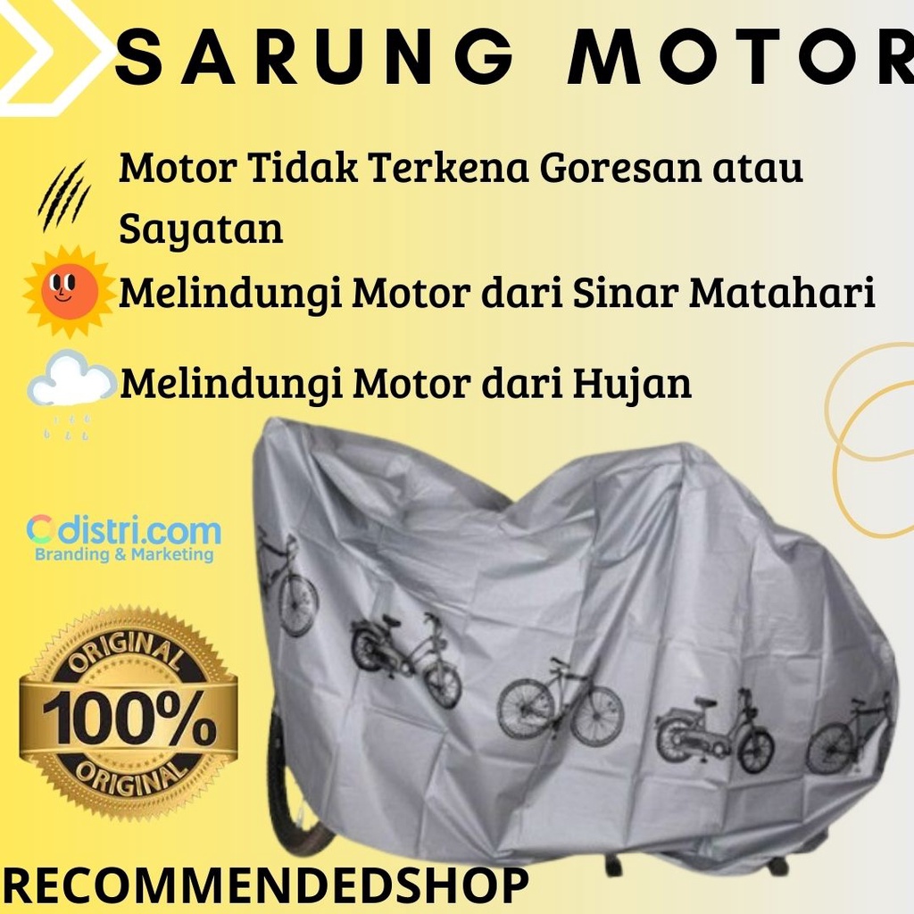 Jual SARUNG PELINDUNG MOTOR WATERPROOF SARUNG MOTOR ANTI AIR DAN ANTI ...