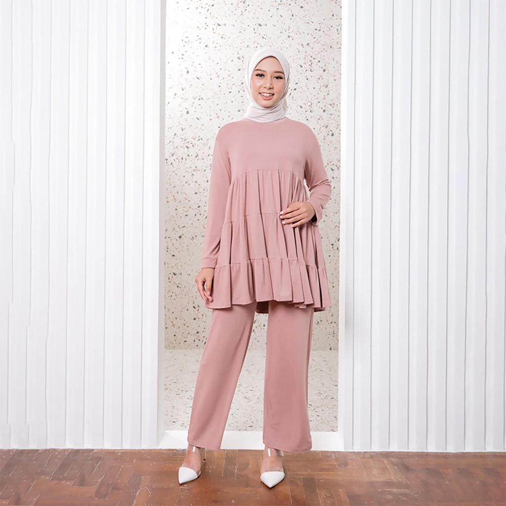 Jual Muda Official Lena Set - Mauve | Shopee Indonesia