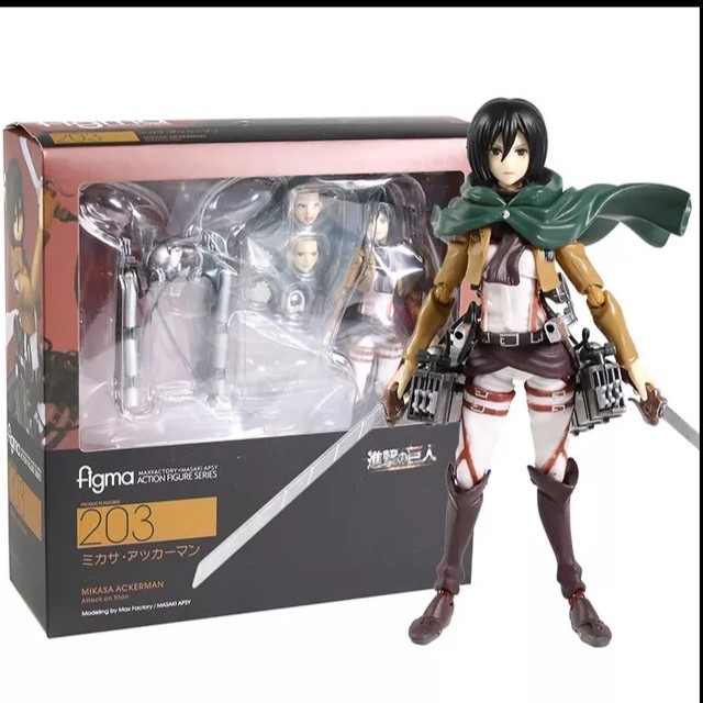 Jual PROMO TERLARIS !!! Figma 203: Mikasa Ackerman Attack On Titan ...