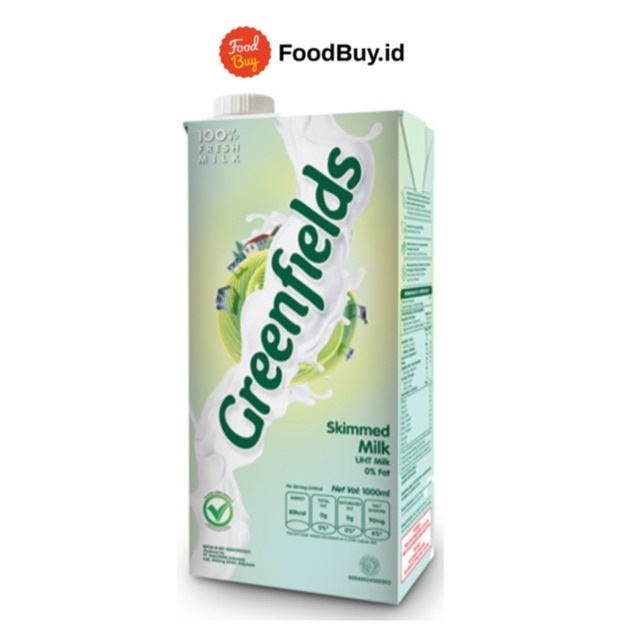 Jual Greenfields Milk UHT Skimmed 950ml | Shopee Indonesia