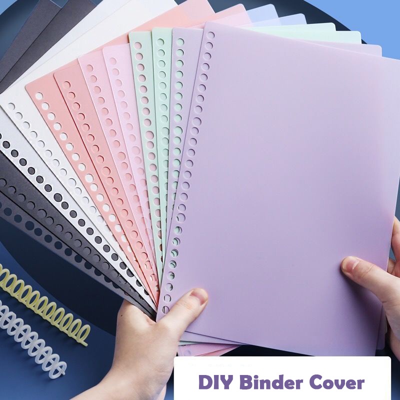 Jual SHINSDAY (2pcs) Cover Sampul Binder DIY Bahan Mika Tebal A5 20 ...