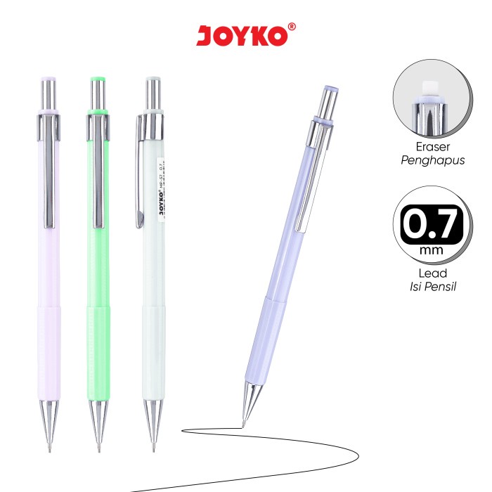 Jual Mechanical Pencil Pensil Mekanik Joyko MP-57 0.7 mm | Shopee Indonesia