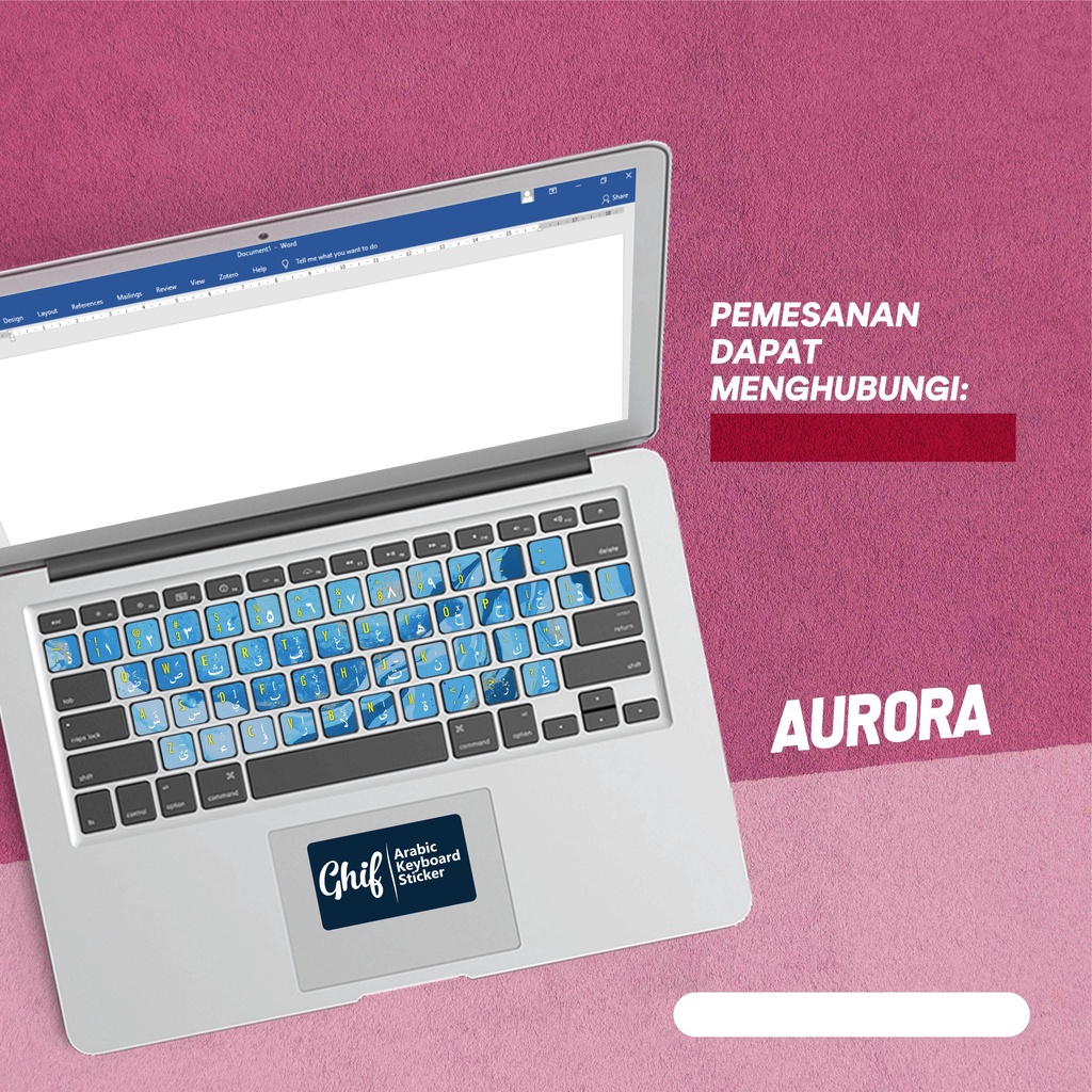 Jual Stiker Keyboard Arab untuk Mengetik Bahasa Arab di Laptop pc ...