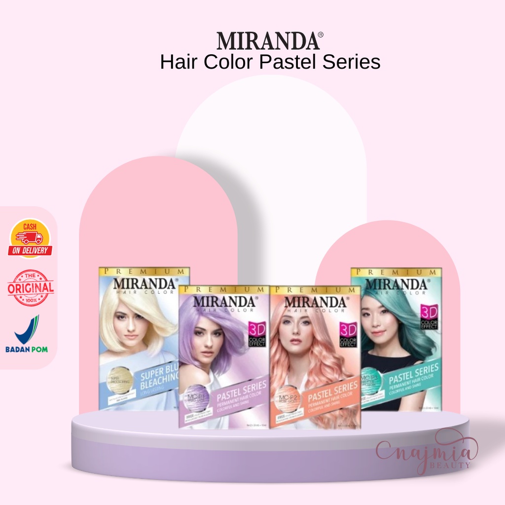 Jual Najmia Miranda Hair Color Pastel Series - Cat Rambut Semir Miranda ...