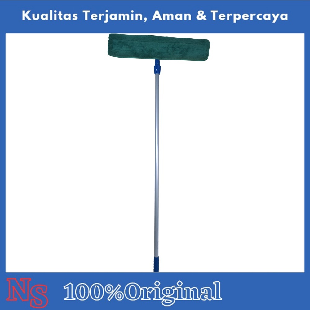 Jual Krisbow Mop Alat Pel Flat Microfiber Dengan Tangkai 60 Cm | Shopee ...