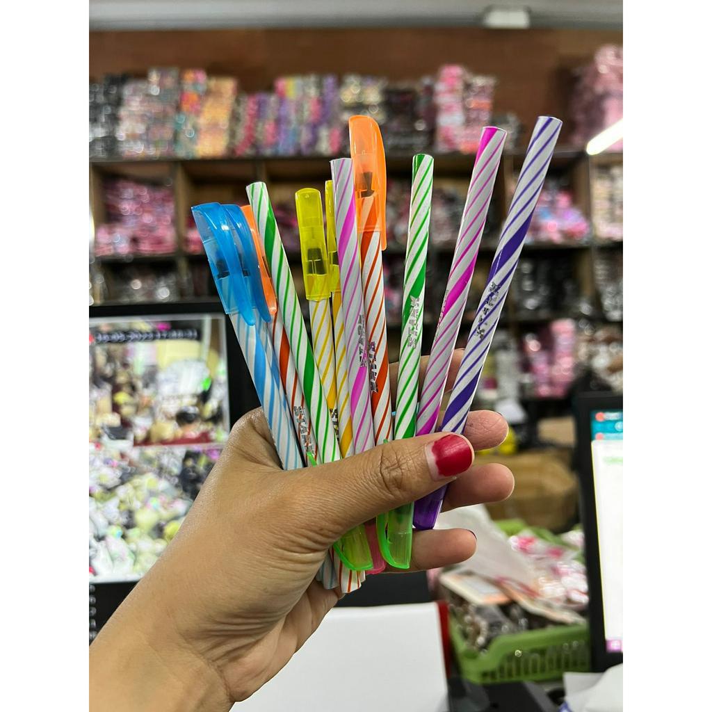 Jual Pulpen Hitam Ulir fine ballpoint tinta black pen model ulir ...