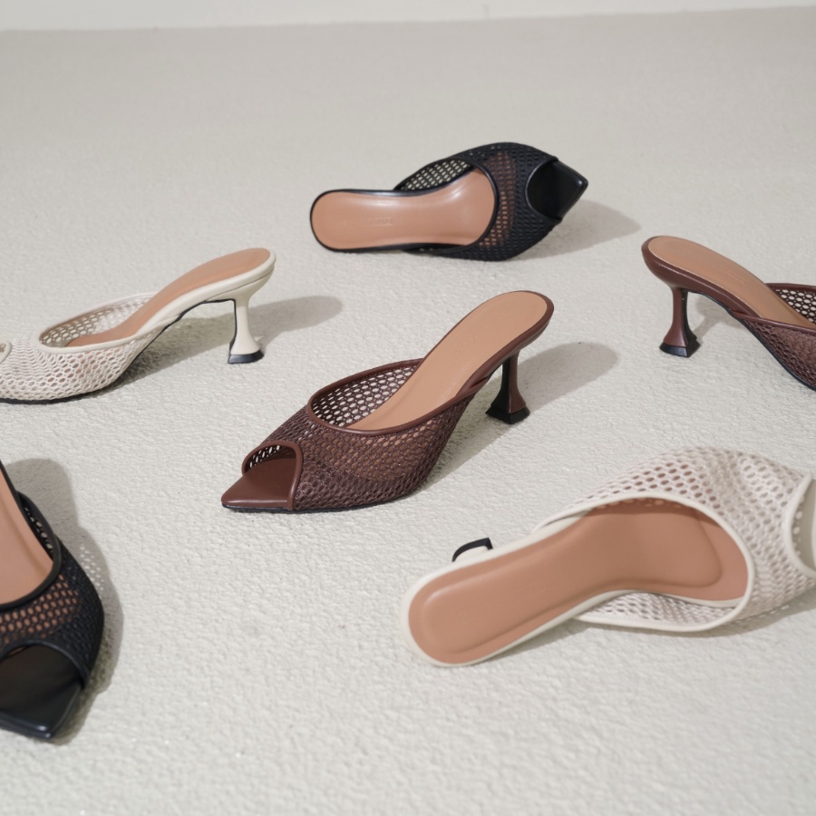 Jual Nakedsol Calla Heels (Oat, Black, Dark Brown) | Sepatu Hak Wanita ...