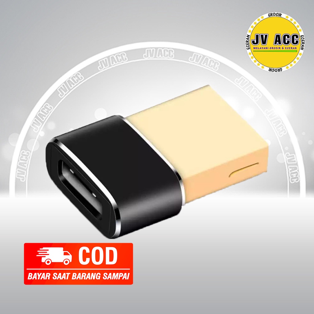 Jual NVN-C2 USB TO TYPE C CONVERTER ADAPTER PLUG PORTABLE MINI USB 2.0 ...