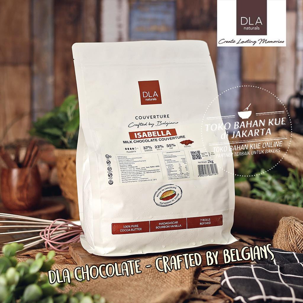 Jual DLA Naturals - Chocolate Coin ISABELLA 1kg Milk Coklat Baking ...