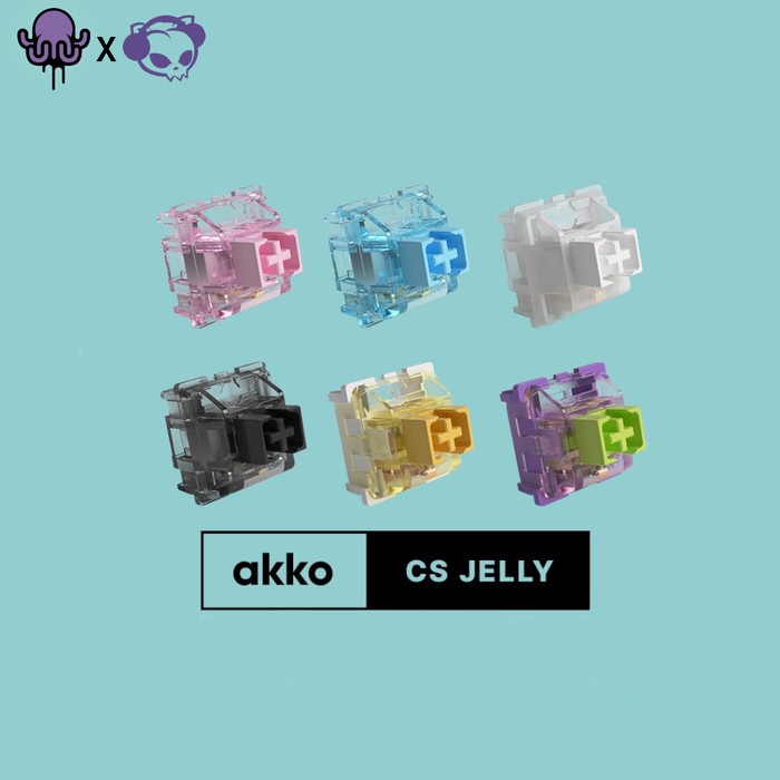 Jual AKKO CS JELLY SWITCH (SPONGE/STARFISH) MECHANICAL KEYBOARD ...