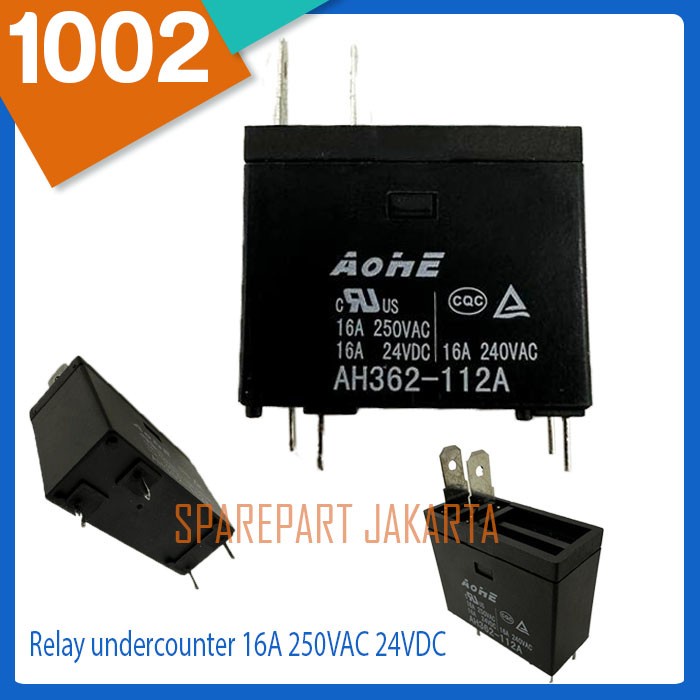 Jual Power Relay under counter stove oven 16A 250VAC 16A 24VDC | Shopee ...