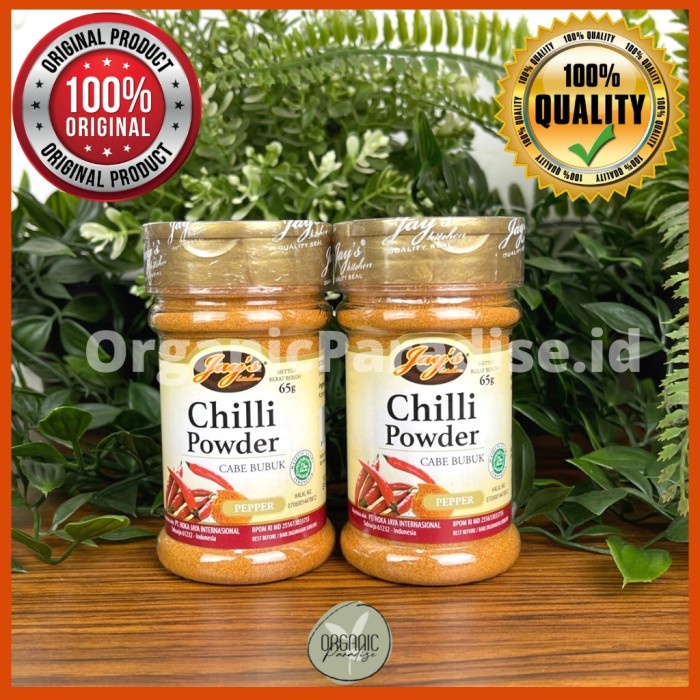 Jual Jay's Cabe Merah Bubuk / Jay's Chili Powder 65 gram | Shopee Indonesia
