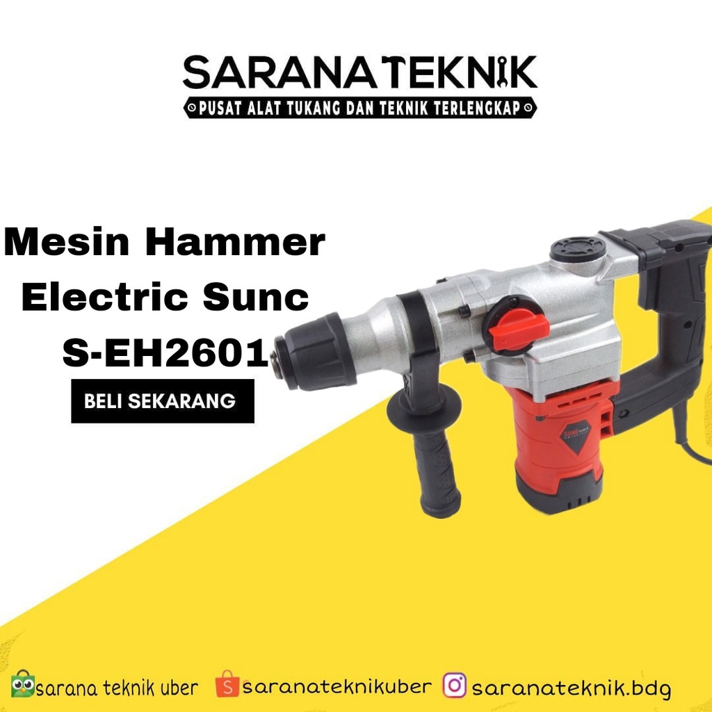 Jual [SARANA TEKNIK} Mesin Bor Bobok SUNC S-EH2601 Hammer Drill 26mm ...