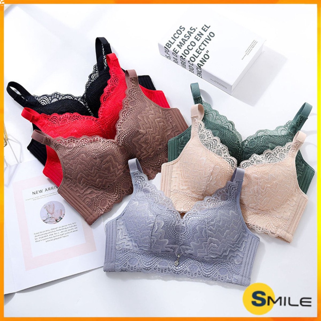 Jual Smile Bra Women Bra BH Wanita Push Up Busa Tipis 9035 | Shopee ...