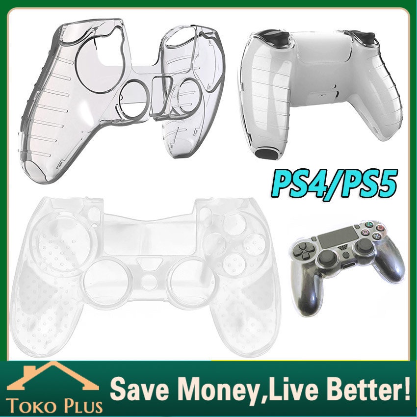 Jual Crystal Case Controller Stick PS5 PS4 Mika Transparan Protector ...