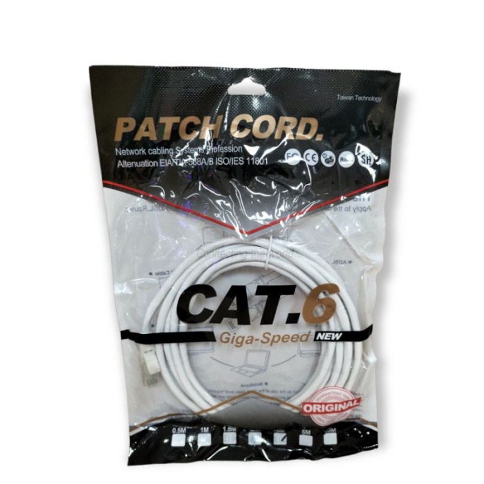Jual Kabel LAN RJ45 Cat 6 Giga Speed Panjang 3M | Shopee Indonesia