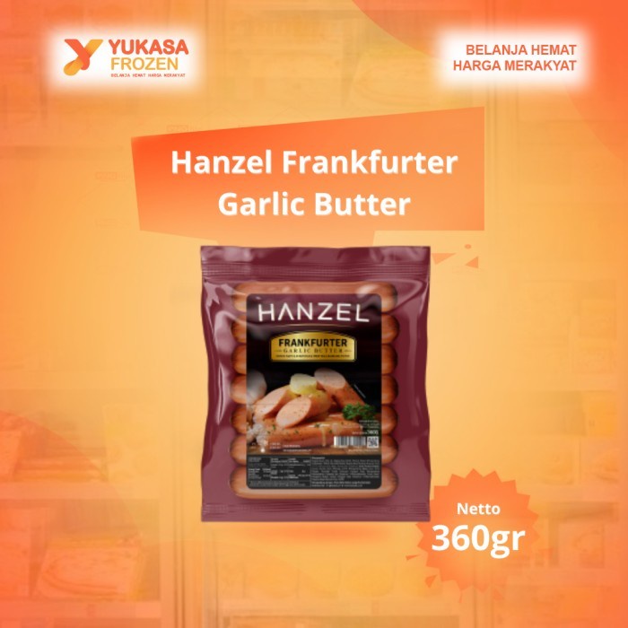 Jual Sosis Hanzel Frankfurter Garlic Butter 360gr | Shopee Indonesia