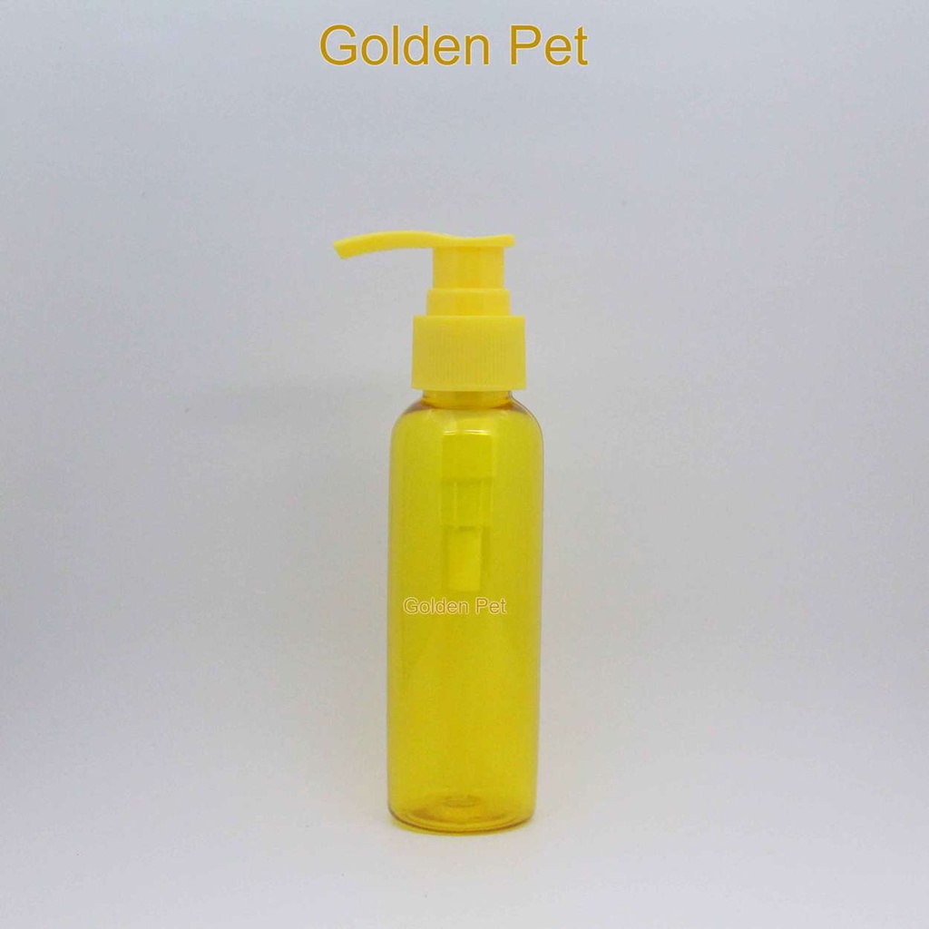 Jual Botol 100 ml BR Kuning Pump Lotion Plastik Standart / Botol ...