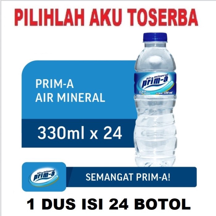 Jual Air Mineral Prima Botol Mini Pet 330 ml - (HARGA 1 DUS ISI 24 ...