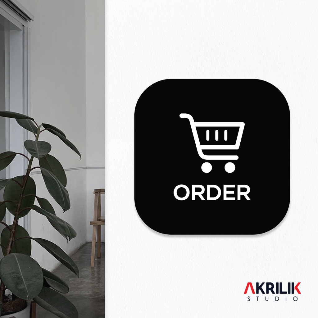 Jual Sign Board Akrilik Order Papan Acrylic Signage Tempel Dinding ...