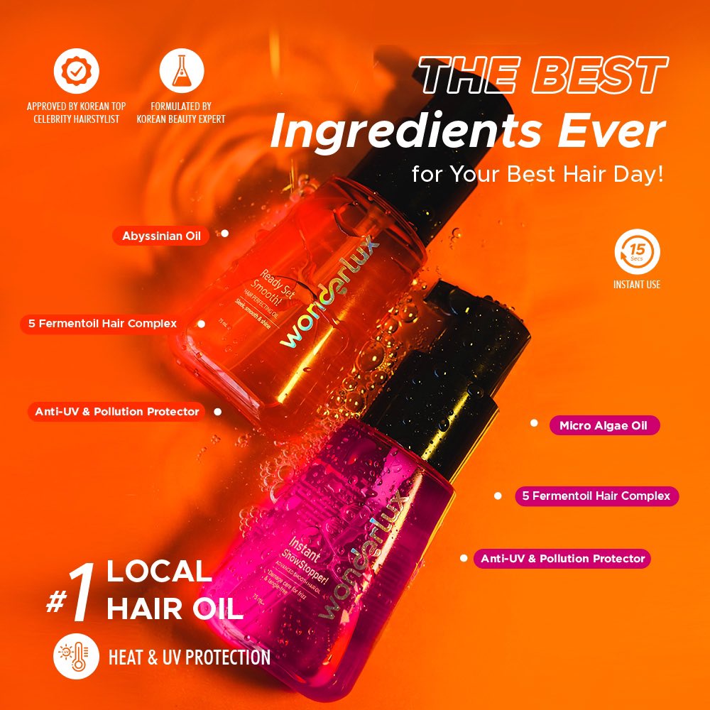 Jual Wonderlux X Azarine Hair Oil 75 ML | Shopee Indonesia