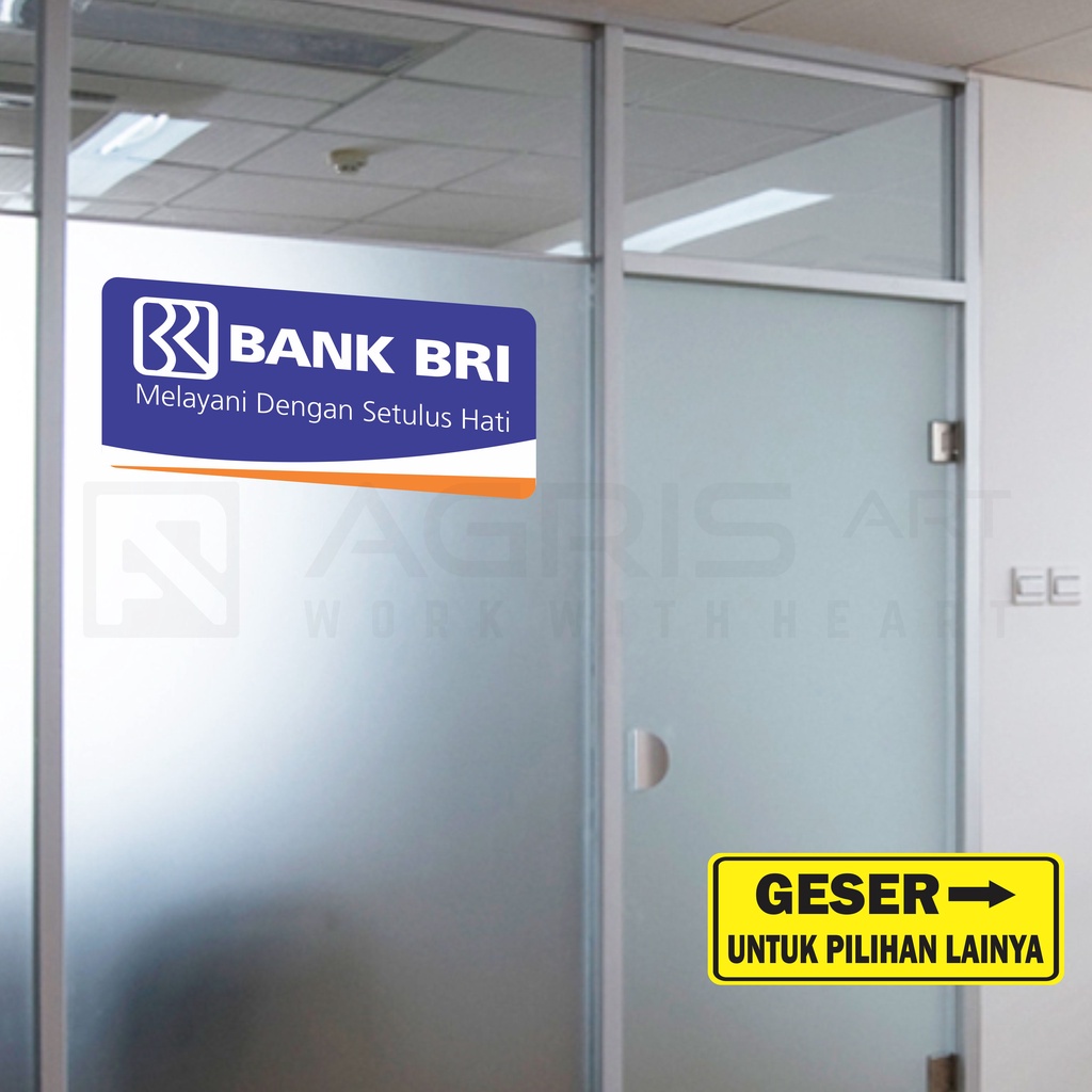 Jual cutting sticker stiker kaca kantor bank mandiri | Shopee Indonesia