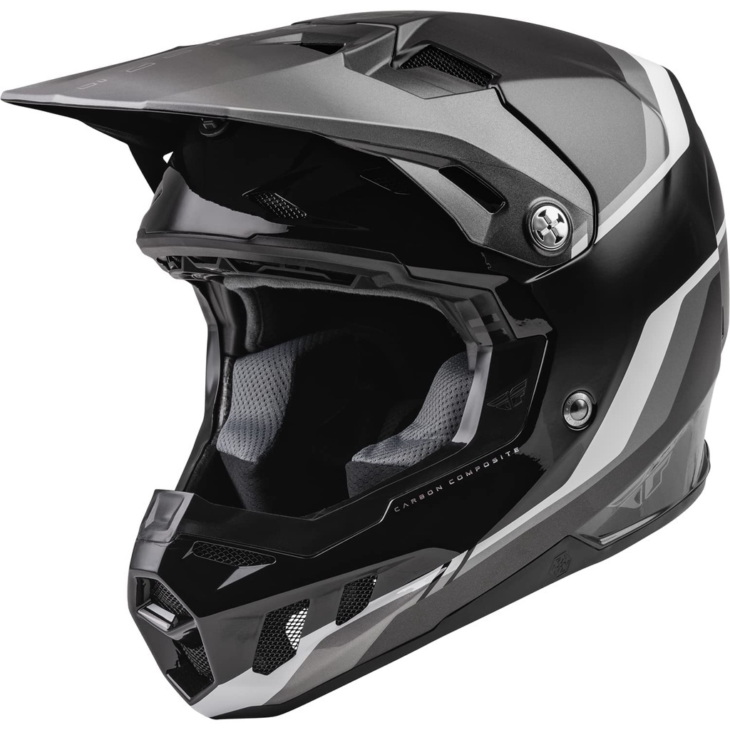 Jual HELM CROSS FLY FORMULA CC DRIVER HELMET 22 - BLACK/CHAROCAL/WHITE ...