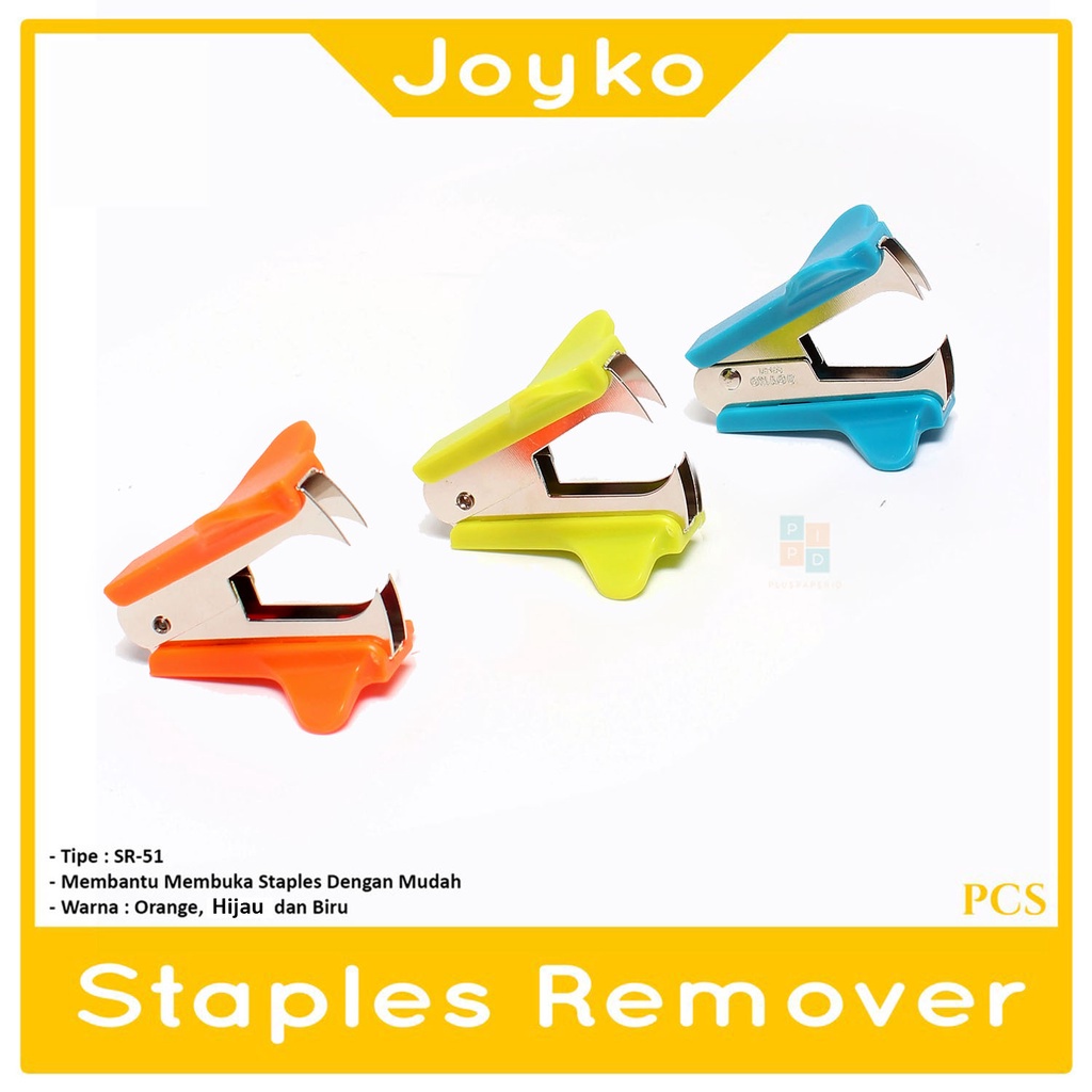 Jual JOYKO - Staples Remover SR-51 - Berwarna - Pcs | Shopee Indonesia