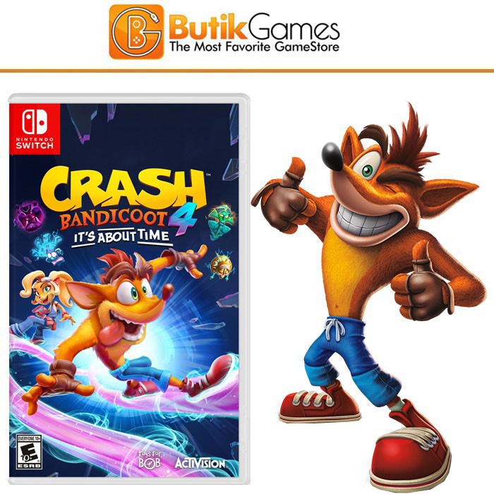 Jual Crash Bandicoot 4 Its it's About Time Nintendo Switch | Shopee Indonesia